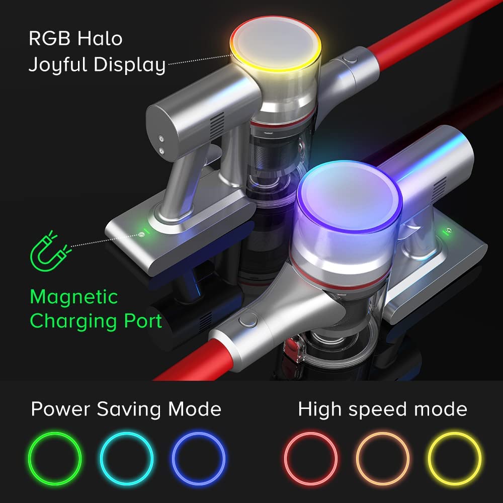 Airbot Aura Aura Vc801 19000Pa，無繩吸塵器手持棒便攜式真空除塵蟎灰塵感應磁性 V7 / V8 折疊款 ...