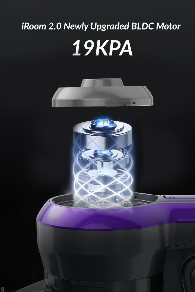 Airbot iRoom 19,000Pa Lightweight Handheld Portable Cordless Stick ...